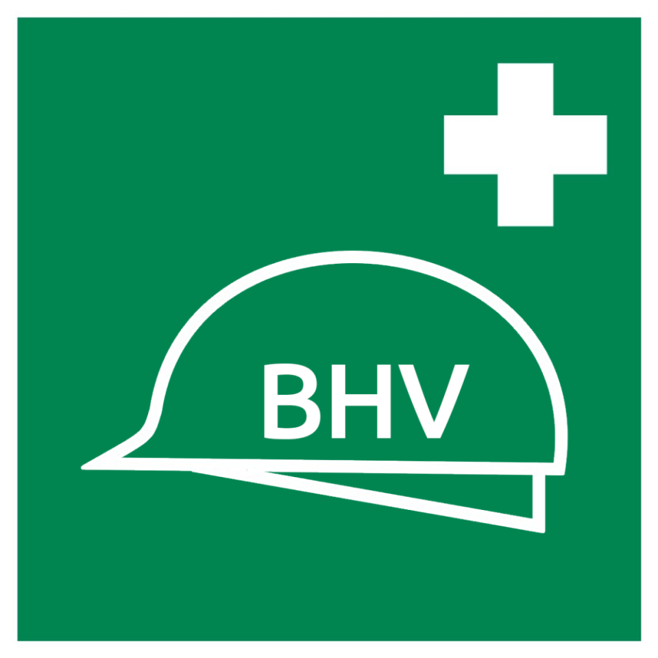 BHV Bord 20 cm - Pictogramborden PVC - Betervoorbereid.nl