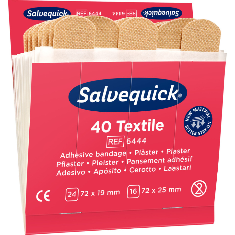 Salvequick Refill 6444 - Textielpleisters - Betervoorbereid.nl