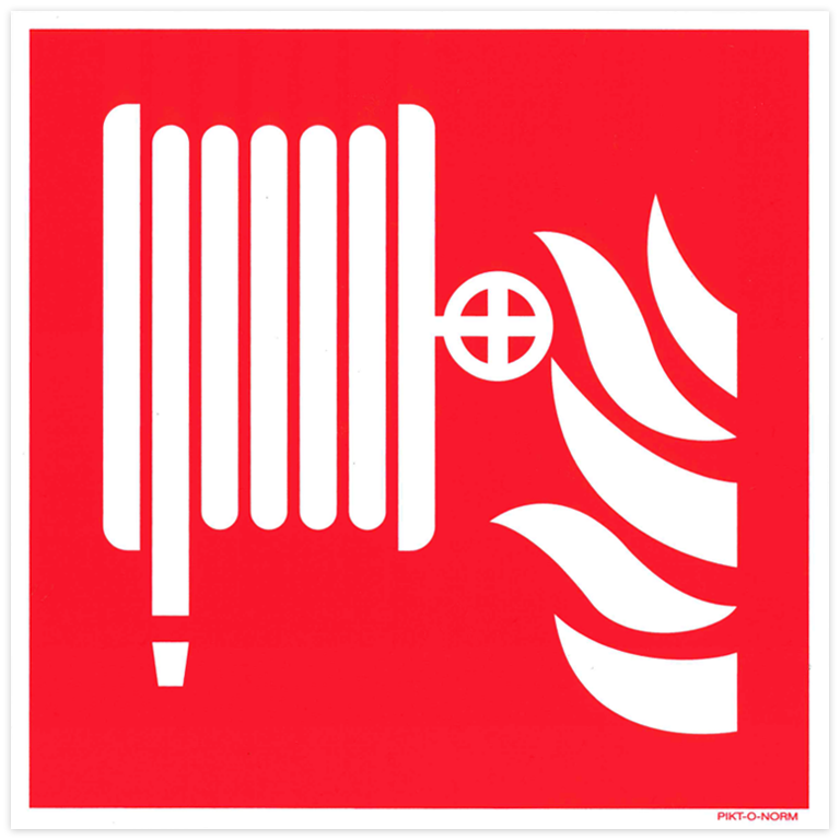 Sticker Brandslang - Pictogramstickers - Betervoorbereid.nl