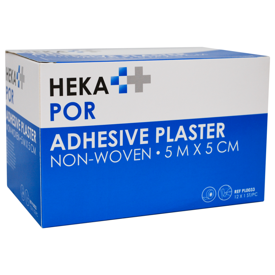 Hekapor Non-woven - Hechtpleister 500 x 5 cm Kopen - Betervoorbereid.nl
